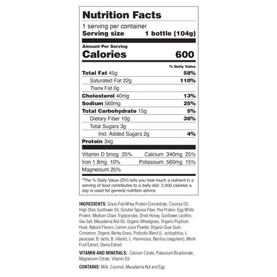 Ample Original: Low-carb Meal Shake – Ample Foods